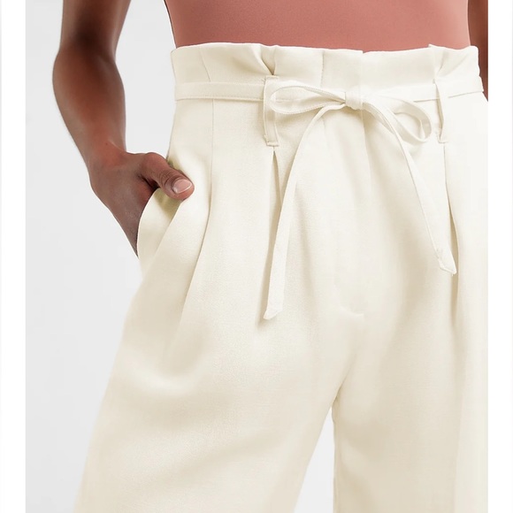 Express | Pants & Jumpsuits | New Express Linen Blended High Rise Ankle ...